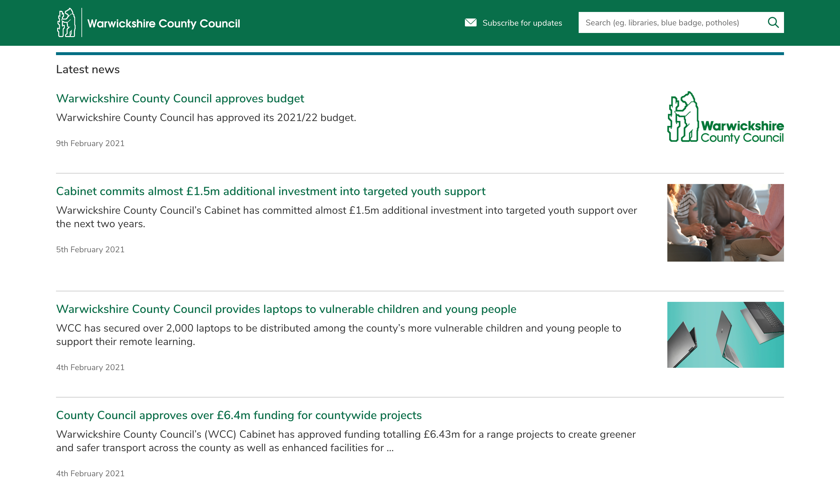 New Vuelio integration publishes press releases directly to Jadu websites